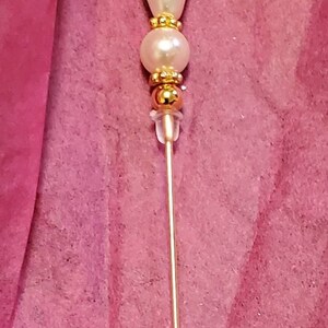 Beautiful Long Pearl Hat Pins in a Choice of Designs Silver - Etsy