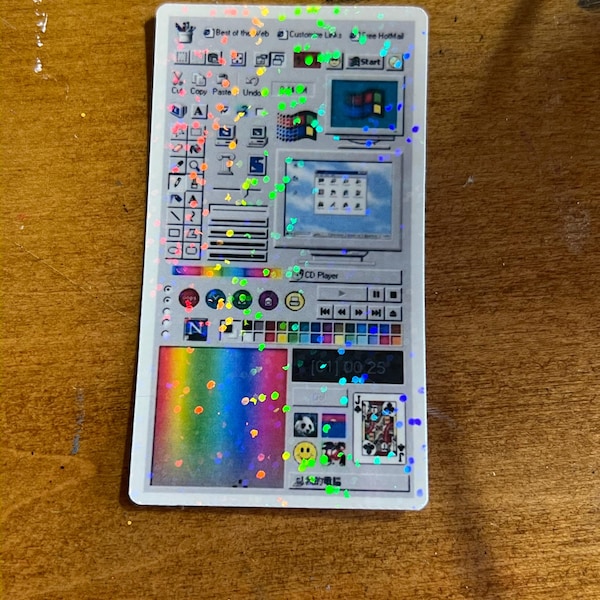Y2k Microsoft Paint Sticker - Etsy