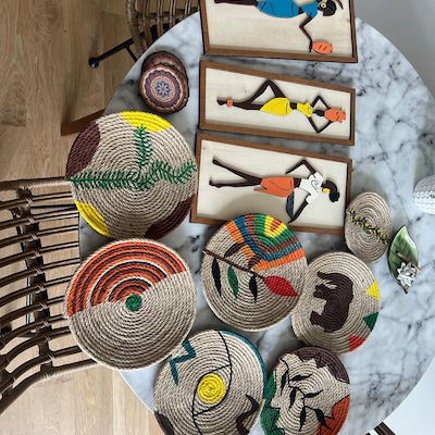 Personalized African Baskets, Custom Basket Sets, Woven Basket Decor ...