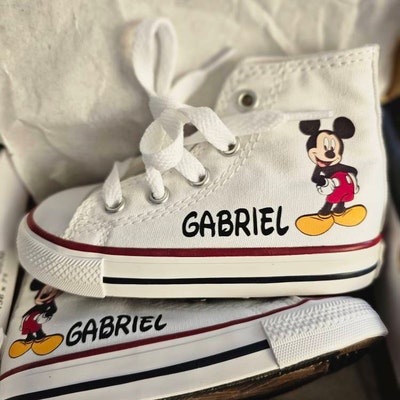 Custom Minnie Mouse Converse Personalized Minnie Mouse - Etsy