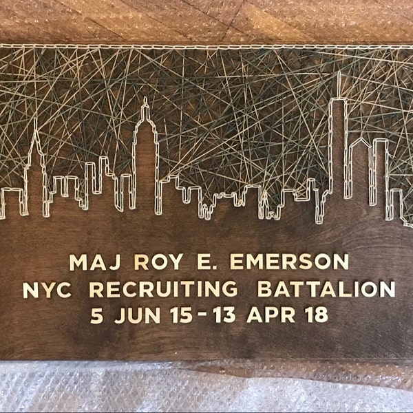 New York Art - New York City String Art - New York Skyline - Manhattan ...
