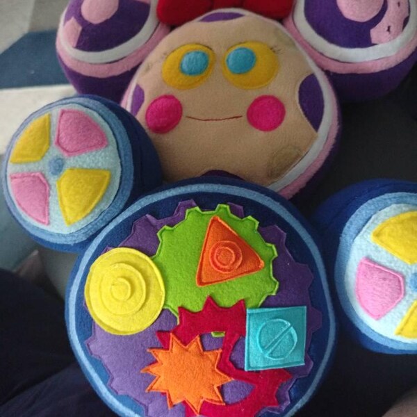 Klampon Plushie, Blue Crocodile Plush, Handmade Stuffed Animal, 10.6in ...