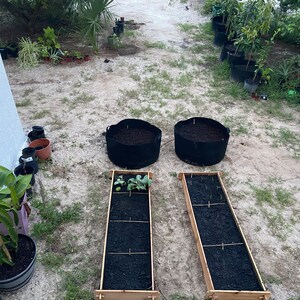 RAISED 3x6 Garden BED KIT Set Cedar Deep Raised Planter Vegetable ...