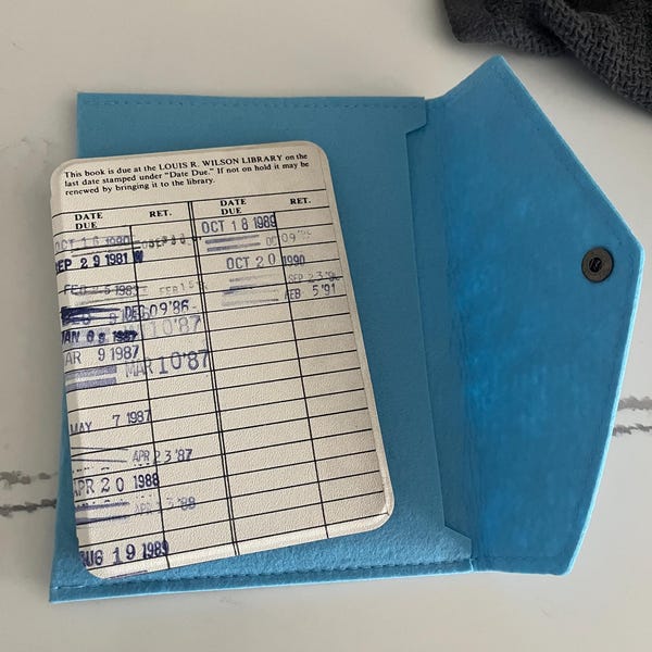 Retro Library Due Date Cards All New Kindle Paperwhite Case, Kindle ...