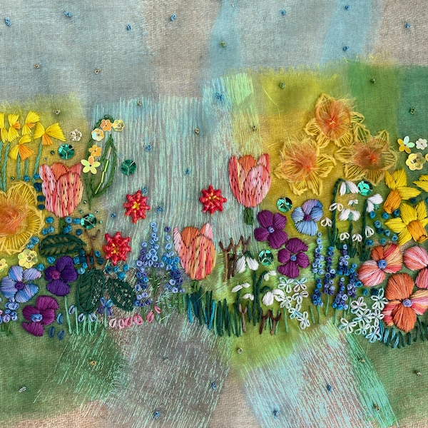 Spring Sensations Needlecase Embroidery Kit - Etsy