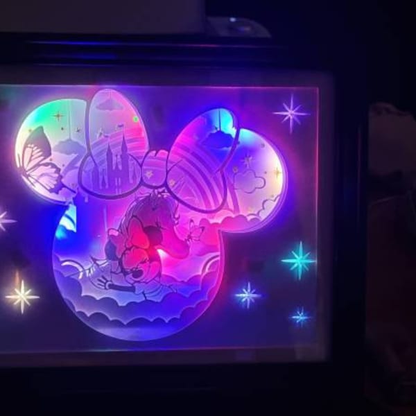 LIGHTBOX MICKEY FANTASIA - Etsy