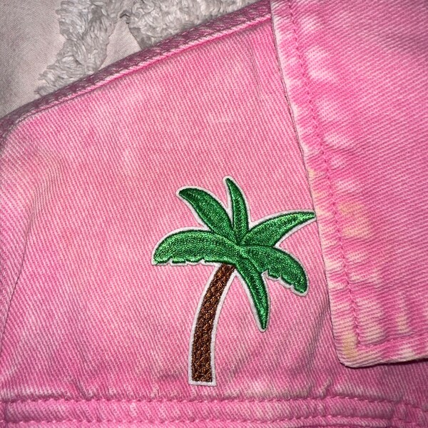 Tropical Palm Tree Badge, Palm Tree Iron-on Patch, Summer Badge, DIY ...
