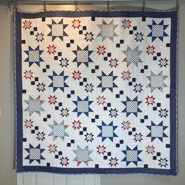 SUNDAY PICNIC Moda Sunday Stroll Pastry Shop Charm Quilt Kit Bonnie ...