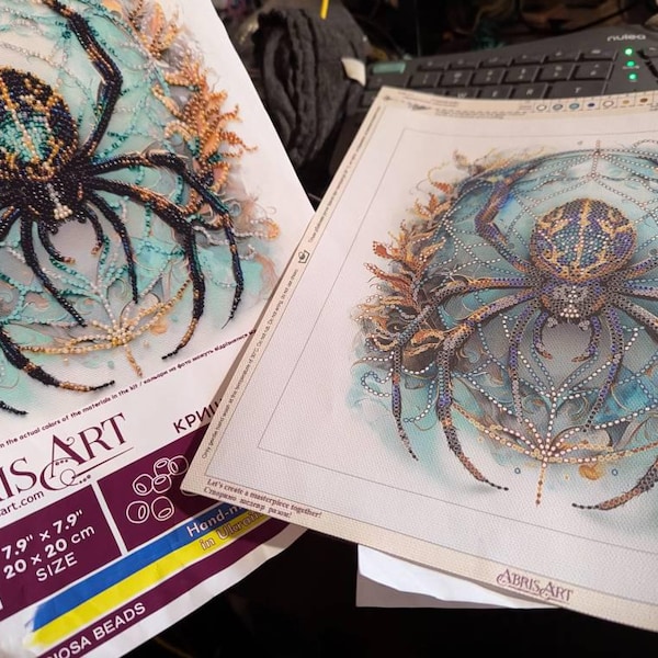 Fearless Gaze Magical Bead Embroidery Kit - DIY Mystical Art Craft ...