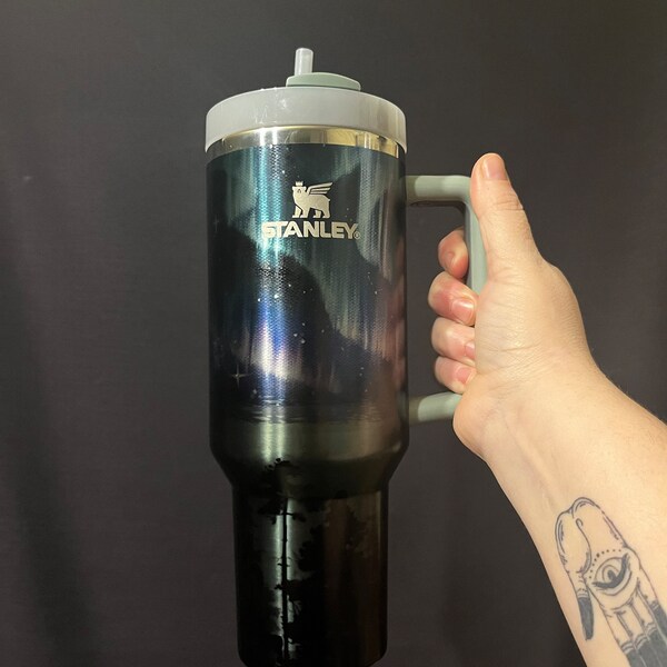 Mountain Scenic Galaxy Authentic Stanley Quencher 40oz Sublimated SS Shale - Etsy