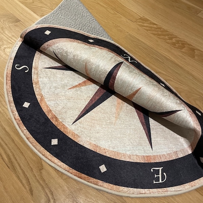 Nasa Carpet, Nasa Rocket Rug, Kids Room Rug, Round Space Theme Carpet ...
