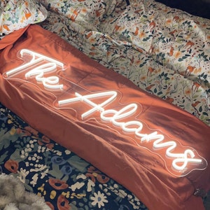 Neon Squiggle Light-wave Led Neon Sign Neon Sign Bedroomwall - Etsy