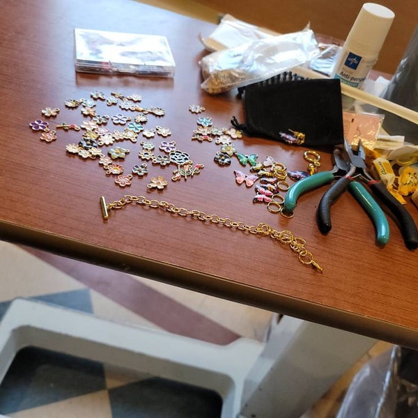 100 DIY Key Chain Set, 100pcs 25mm Keychain Ring and 100pcs Jump Rings ...