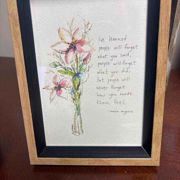 Pack of 6 Watercolour Scripture Cards, Bible Verse Handlettering Cards ...