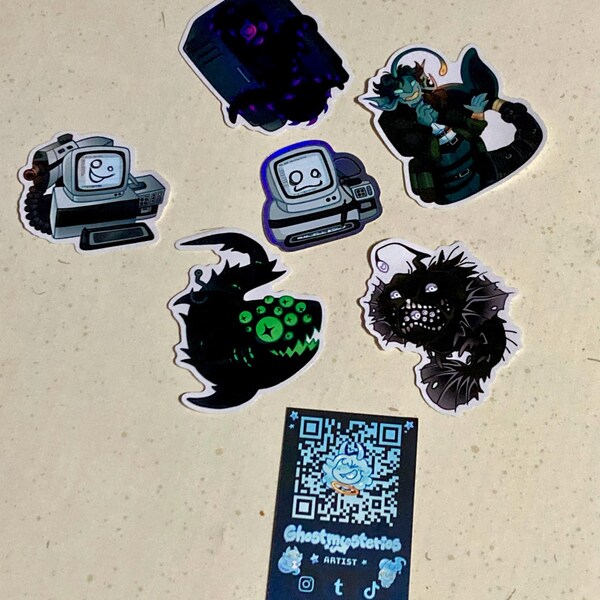 Fear and Hunger Termina God Vinyl Stickers Rher, Gro-goroth, Sylvian ...