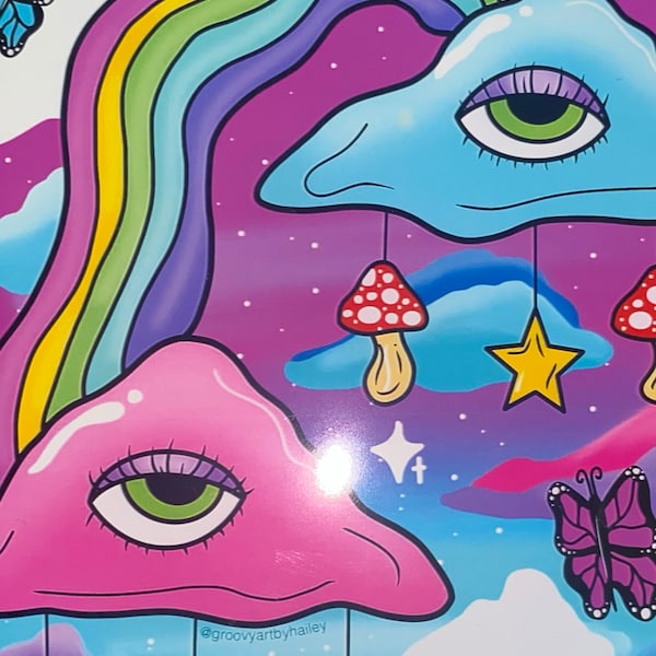 Mini Trippy Prints | Print Collection 4 - Etsy