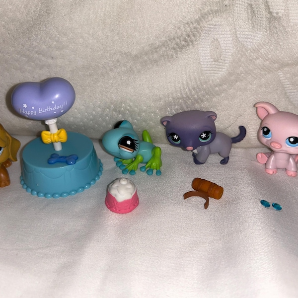 Littlest Pet Shop Rare Vintage LPS Collie Dogs Accessories Sets Lot YOU ...