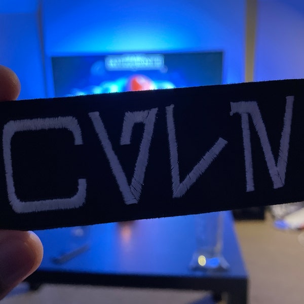 Personalised Custom Sci Fi Themed Aurebesh Font Embroidered Felt Name Patch Upper & Lower Case ...