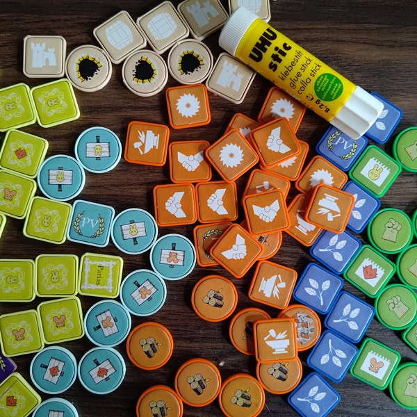 Root Board Game Clearing Marker Tokens - Etsy