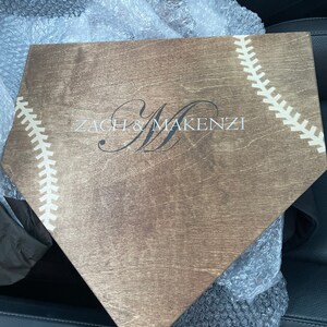 Baseball Gift. Personalized Home Plate. Gift for Mom. Family | Etsy