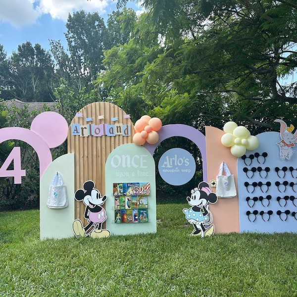 Personalize Disneyland Party Sign, Disneyland Party Decoration, Digital ...