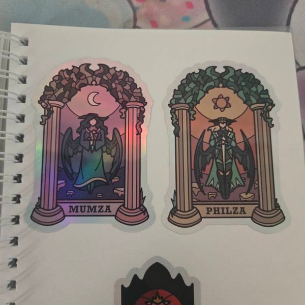 3rd Life Desert Duo (scar & Grian) Polaroid Location Vinyl Stickers - Etsy