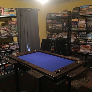 Board Game Table Topper With Added Shelves - Etsy