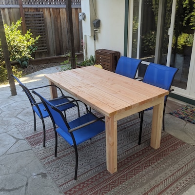 2 X 4 Patio-porch Table & Chair Set Plans Simple, Easy Plans for an ...
