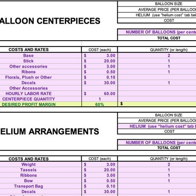MEGA CONTRACT BUNDLE Balloon Artist and Event Planner Fully Editable 80 ...