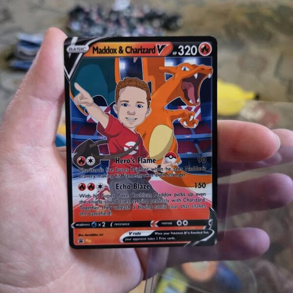 Wendigo Fakemon Card, Cryptic Creature Card, Holographic Wendigo ...