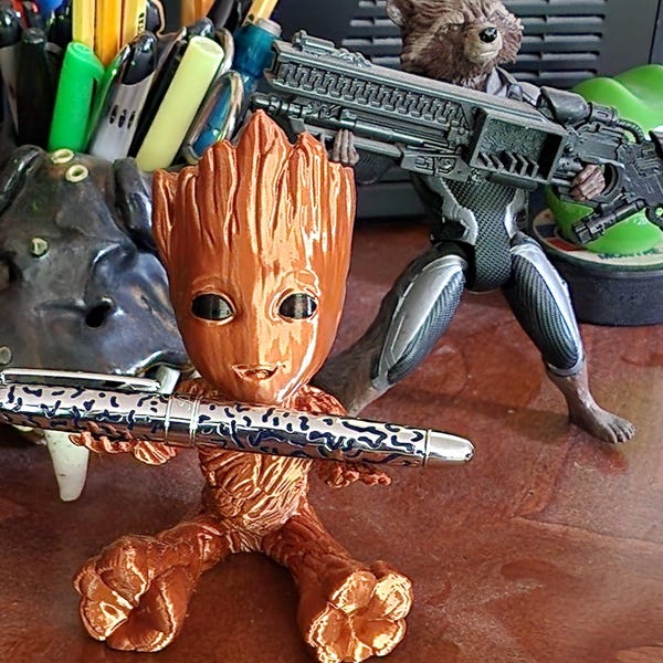 Groot Head Planter / Pen Holder - Etsy