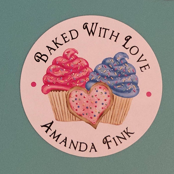 Cupcake Stickers, Personalize Stickers, Cupcake FUN, Cupcakes, Baking ...