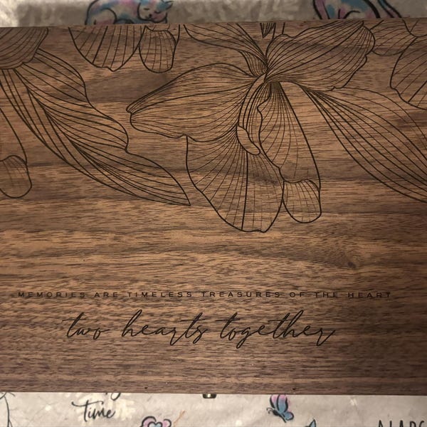 Personalization Custom Memory Keepsake Wooden Love Box Wedding ...