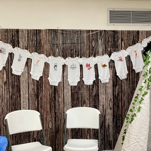 Funny Baby Onesie Decorating Kit, Baby Shower Activity Kit, DIY Baby ...