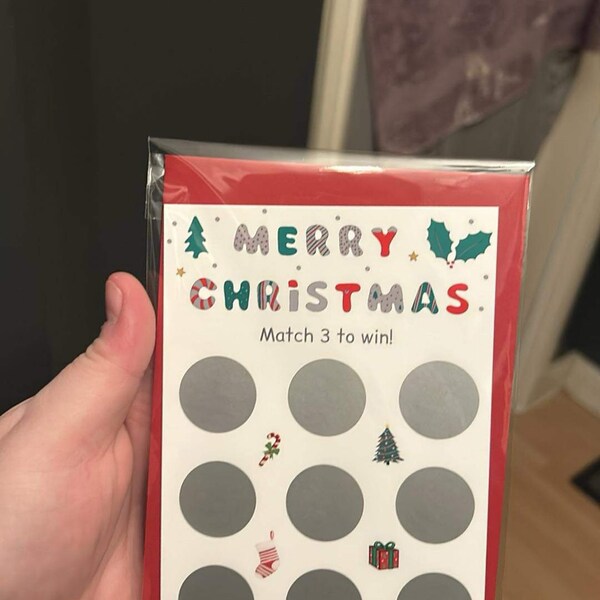 Thank You Gift, Scratch to Win Card, Custom Scratch Card, Scratch to ...