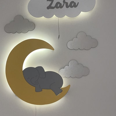 Baby Boy Nursery Set of 3 Baby Night Light Baby Room Light - Etsy