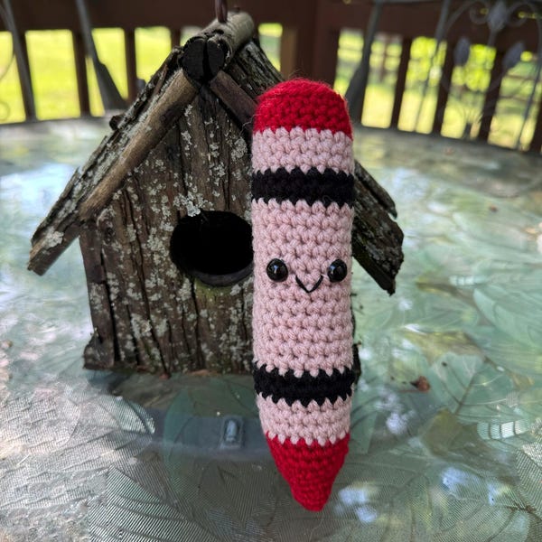Happy Crayon Crochet Pattern, Amigurumi Crayons, Amigurumi Pattern ...