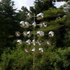 Wind Flower I Metal Yard Art Metal Yard Art Flowers Metal Yard Spinner ...