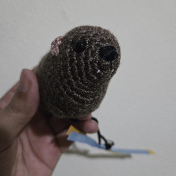 Rock Hyrax Wawa Awawa Animal Hanging Car Charm or Keychain - Handmade ...