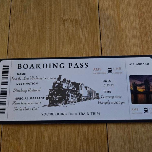 Boarding Pass Template | Editable Business Boarding Pass | Printable ...