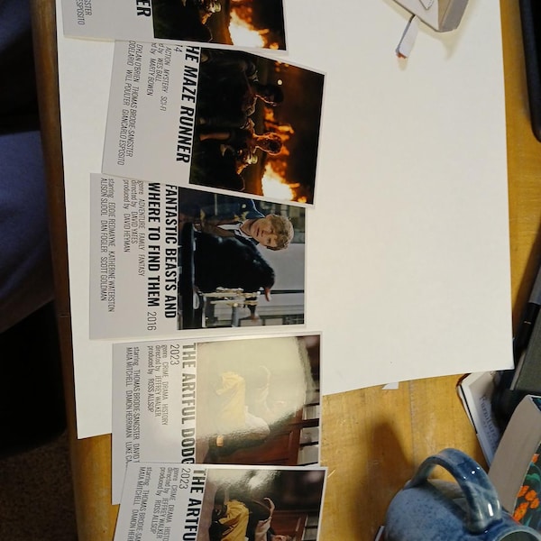 Custom Movie Poster Stickers, TV Show Poster Stickers, Laptop Stickers ...