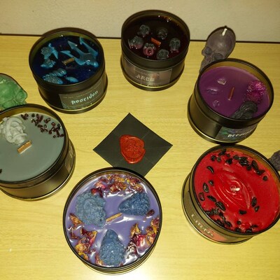 Persephone Queen of the Underworld Dark Scented Candle Gothic Ritual ...