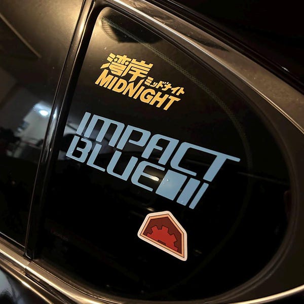 Initial D – Itsuki Takeuchi Peeker Sticker - Etsy