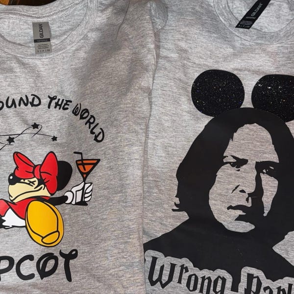 Disney Inspired Adult Drunk Mickey Mouse at Epcot Drinking Around the ...