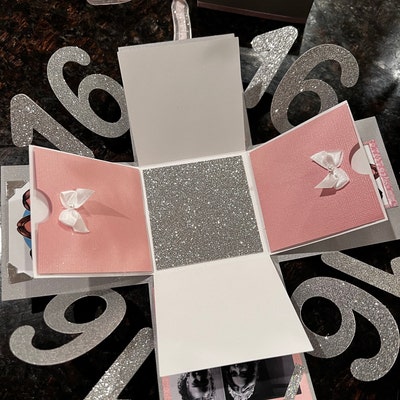 Explosion Box SVG /cut File/exploding Card Template/svg Cards/folding ...