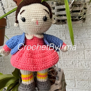 Crochet Doll Amigurumi Pattern Eleven, PDF Pattern, English, Spanish ...