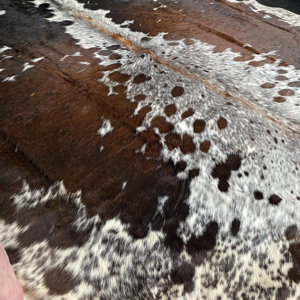 Tricolour Cowhide Brindle Cowhide Rug Brindle Cowhide Rug Hair on Hides ...