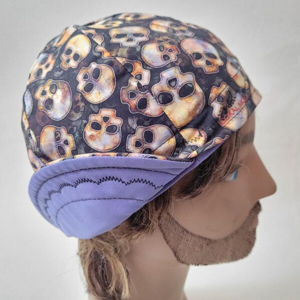 BBQ Reversible Welding Cap Custom Cotton Welders Hat Fitters Cap ...