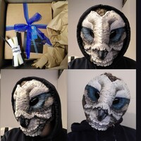 MADE TO ORDER Cyborg Mask With Monocle Azulejo Ceramic Effect Cyberpunk ...