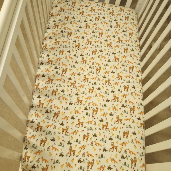 Cow Print Cotton Crib Sheet- Cot- Baby- Nursery- Pack and Play- Funny ...